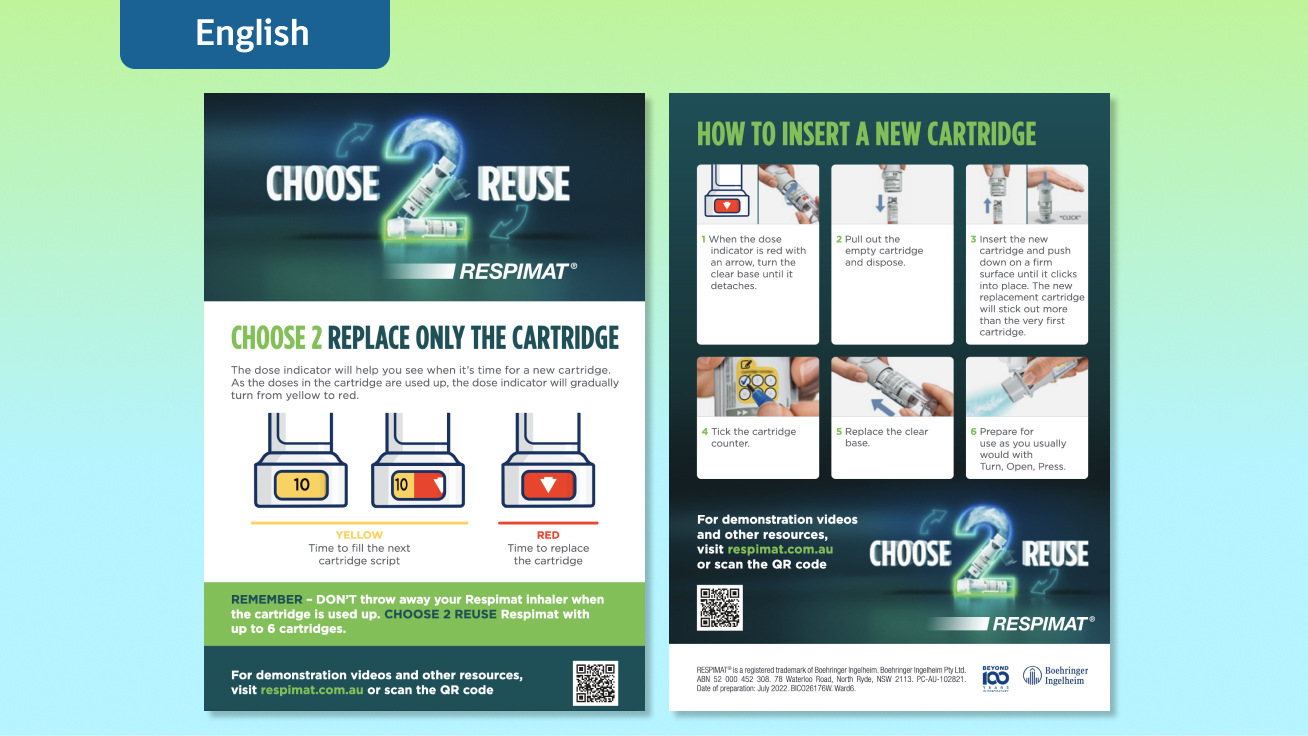 Respimat Reusable Inhaler Tools & Resources | Respimat