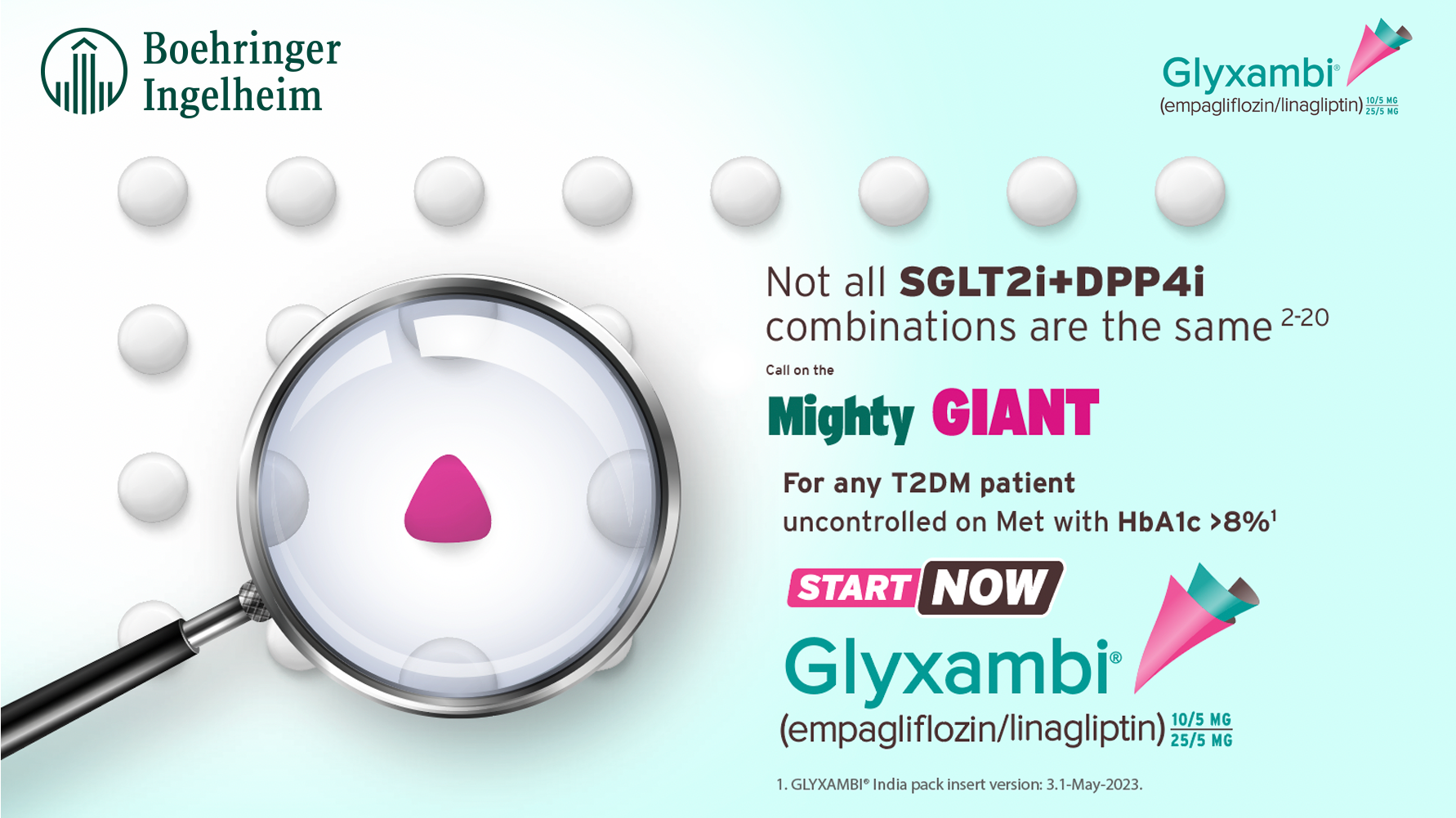 Glyxambi (Empagliflozin + Linagliptin) tablets | Insightmedhub