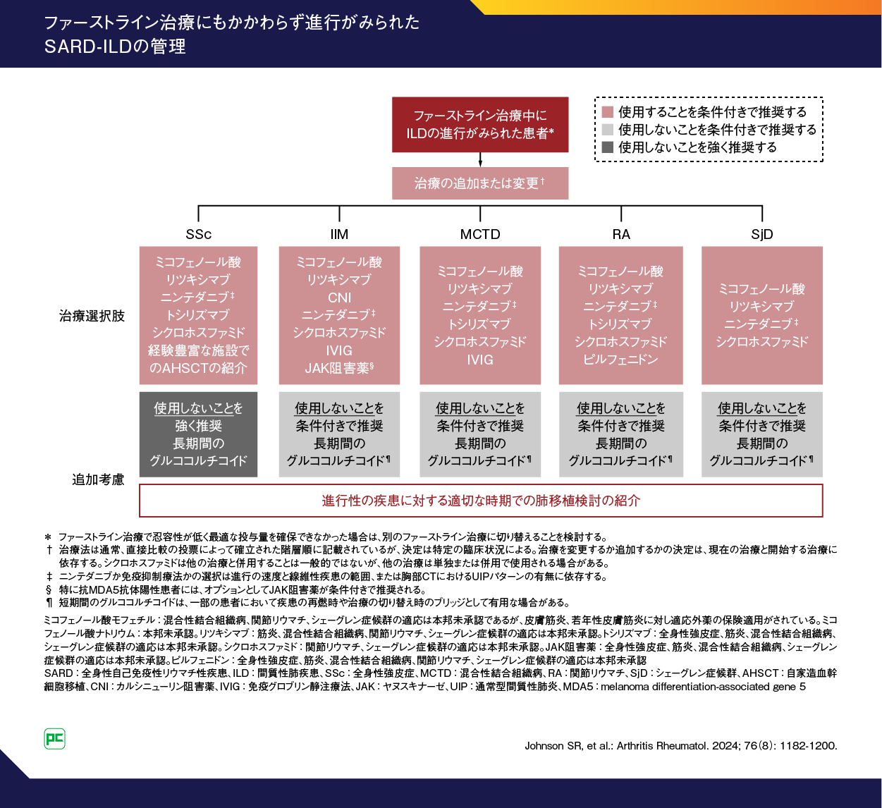 多発性筋炎/皮膚筋炎に伴う間質性肺疾患（PM/DM-ILD）に対する治療戦略 ～膠原病に伴う間質性肺疾患（CTD-ILD）診断・治療指針2025より～（静止画） | べーリンガープラス