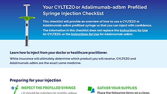 Support | Adalimumab-adbm and CYLTEZO® (adalimumab-adbm) injection
