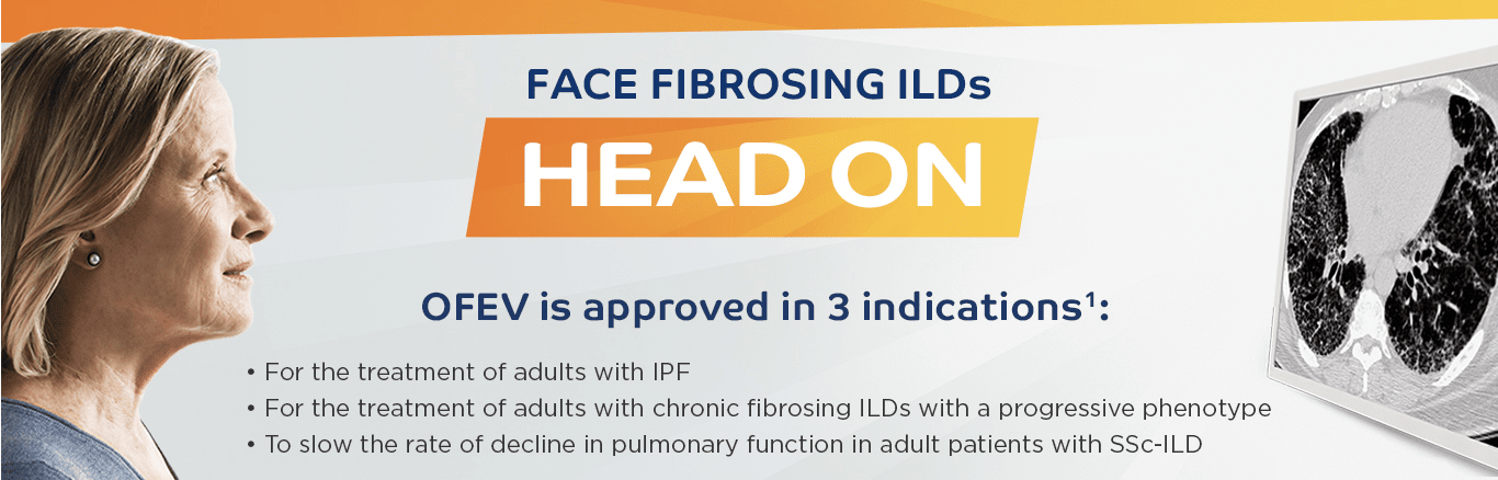 Option for Adults With IPF & SSc-ILD | OFEV® (nintedanib)