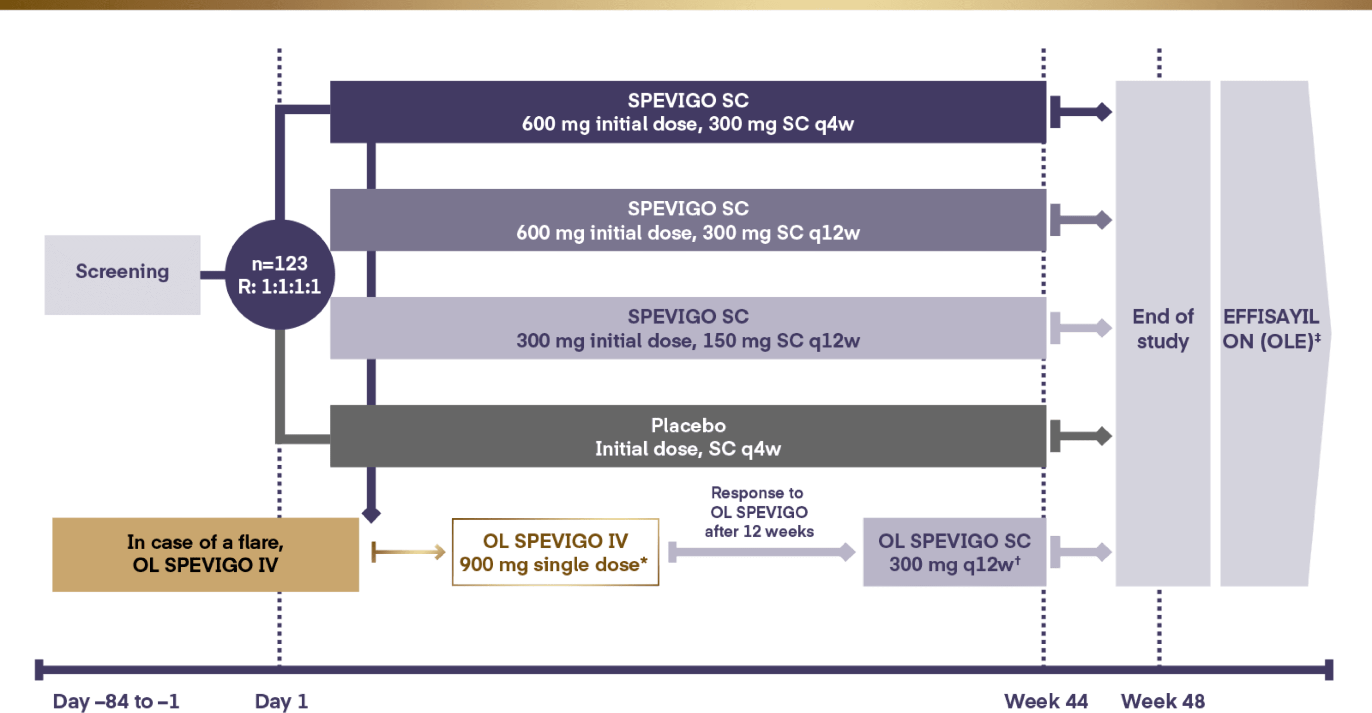 GPP Treatment Study Design | Spevigo® (spesolimab-sbzo) Injection